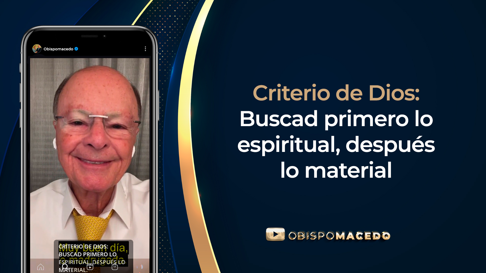 Criterio de Dios: Buscad primero lo espiritual, después lo material ...
